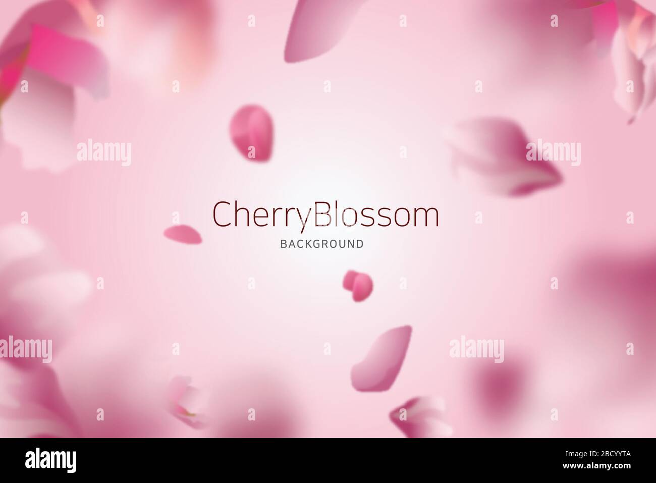 Cherry blossoms beautiful flowers Stock Vector Images - Alamy