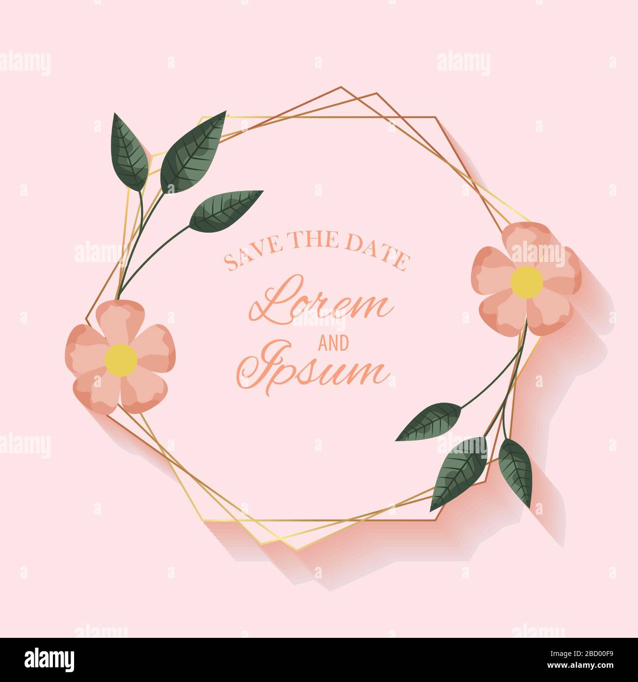 save the date circular frame Stock Vector Image & Art - Alamy