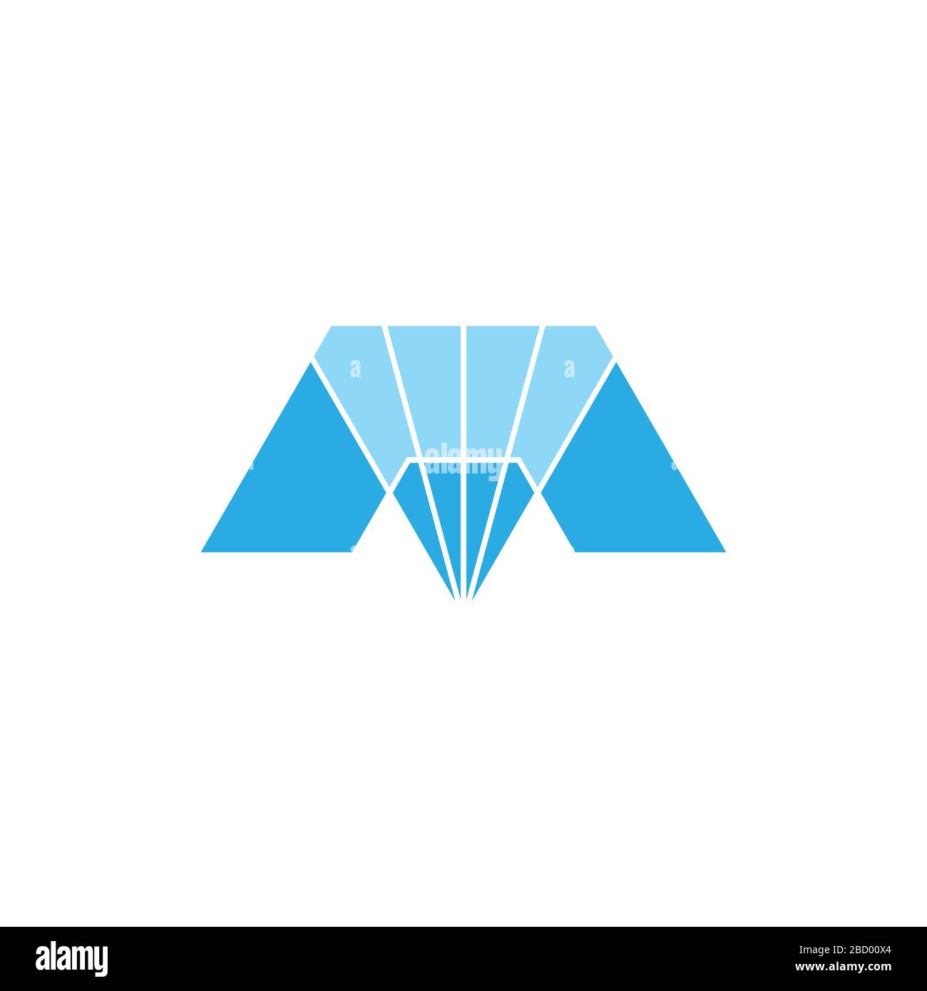 Blue diamond group Stock Vector Images - Alamy