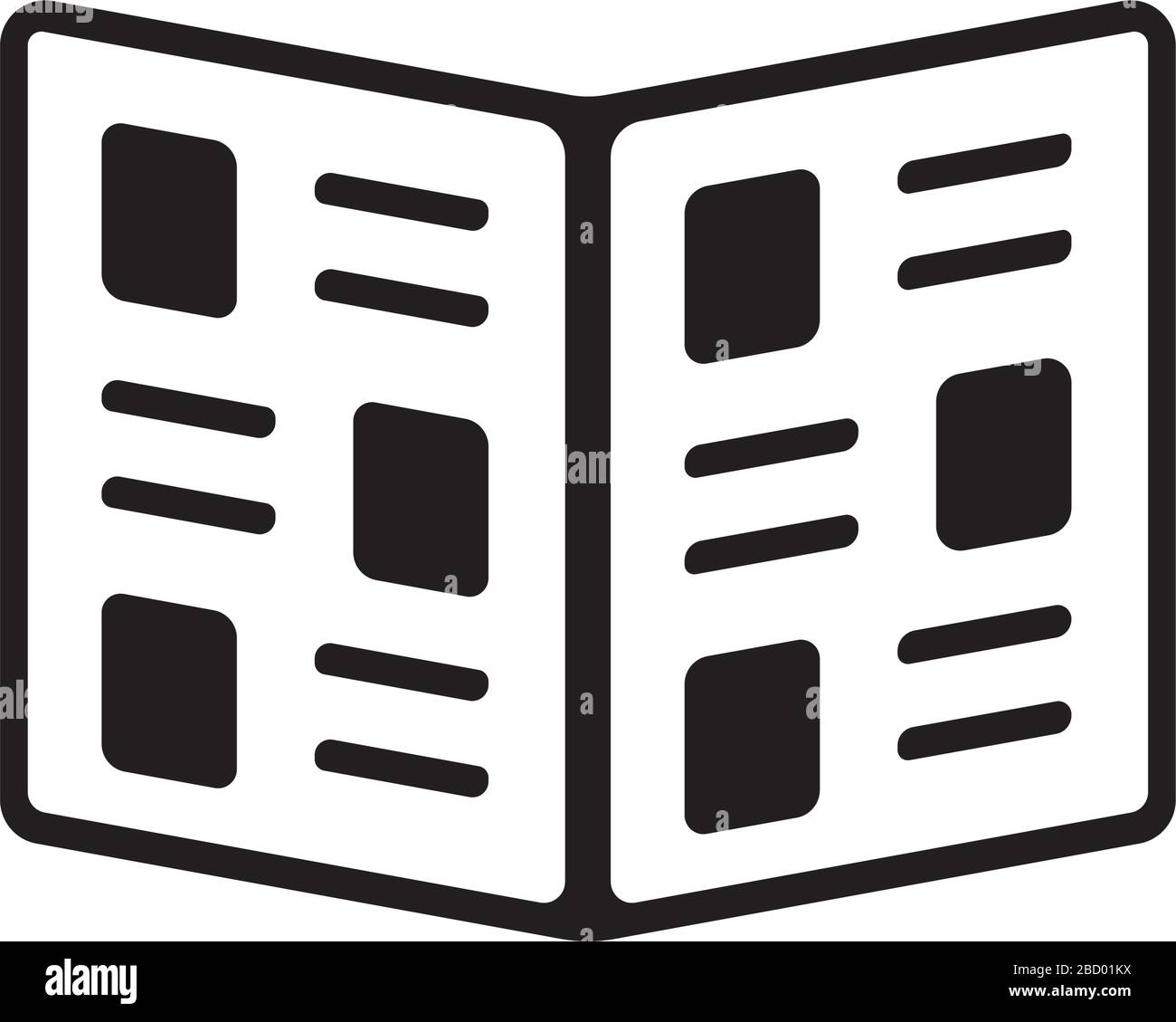 Illustration for menu Black and White Stock Photos & Images - Alamy