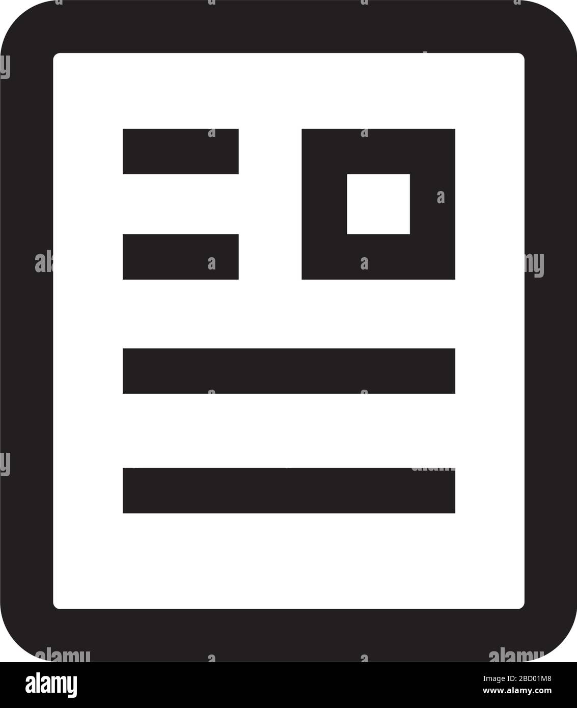 Paper document file isolated Stock Vector Images - Alamy