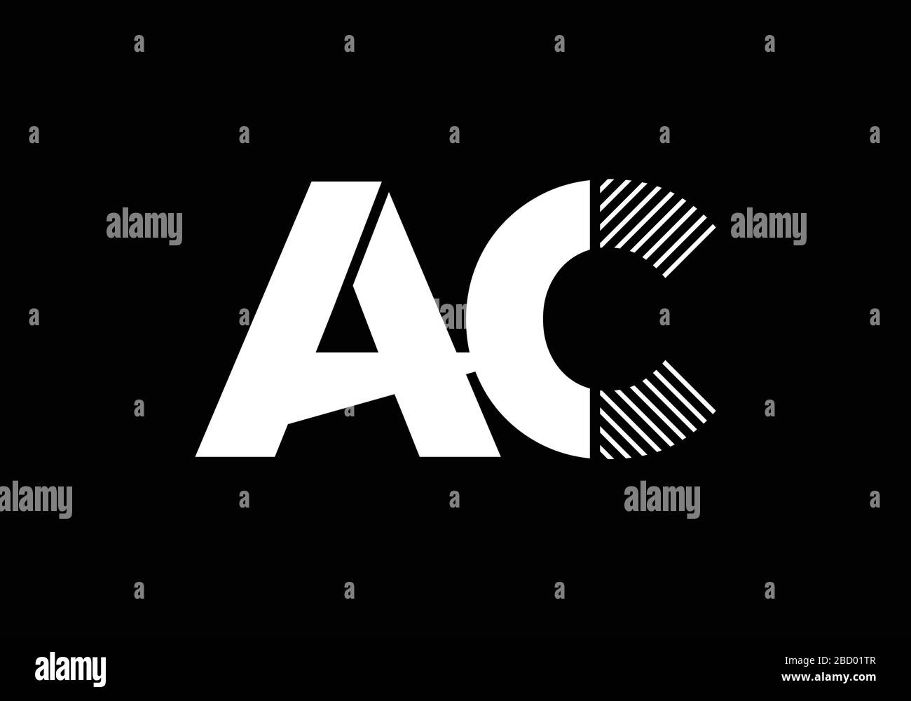 A C Initial Letter Logo design vector template, Graphic Alphabet Symbol ...