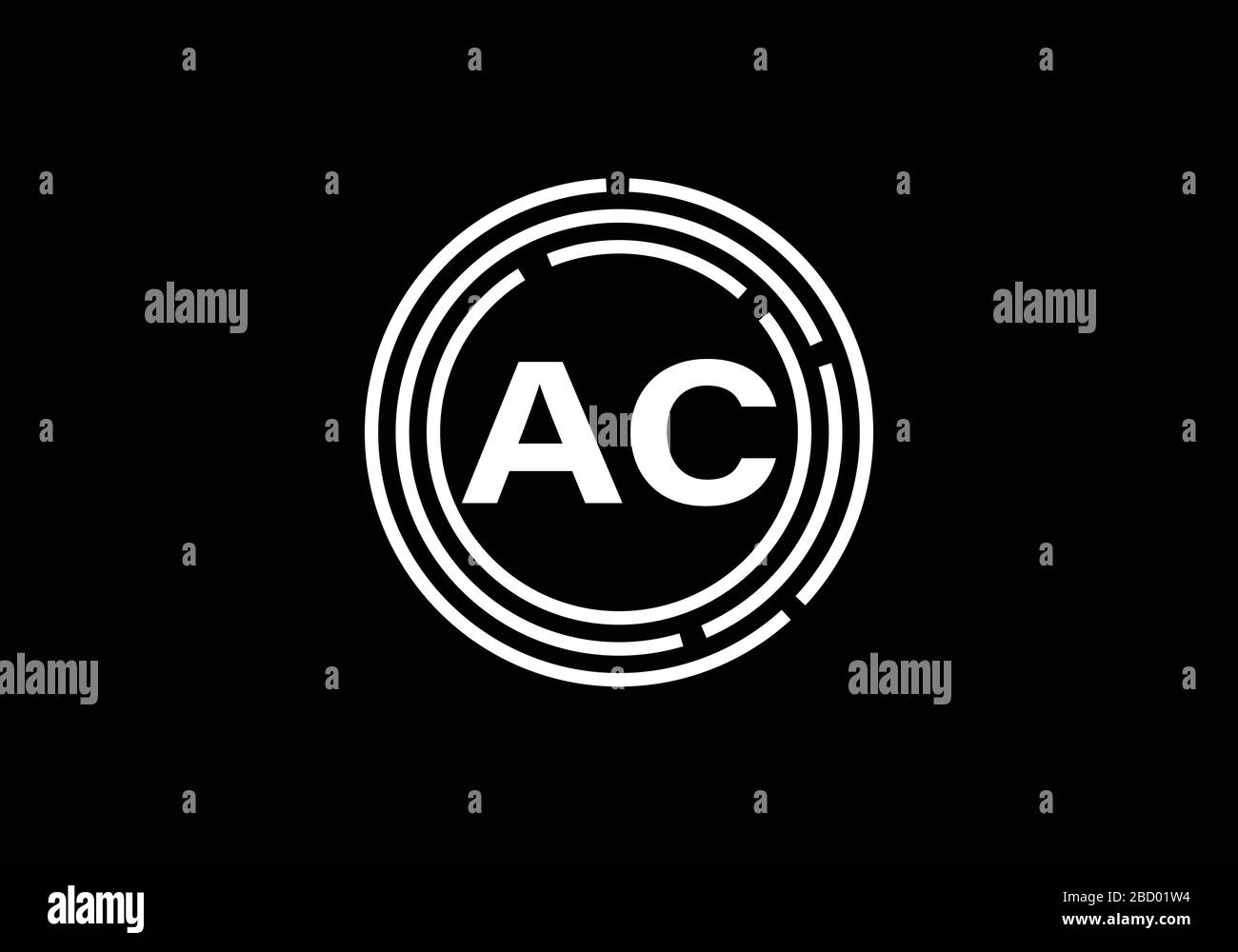 A C Initial Letter Logo design vector template, Graphic Alphabet Symbol ...