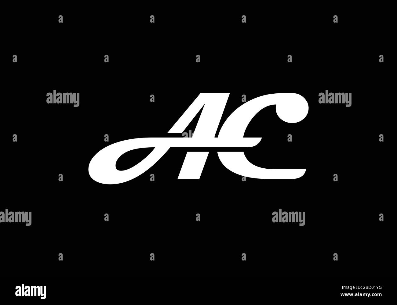 A C Initial Letter Logo design vector template, Graphic Alphabet Symbol ...