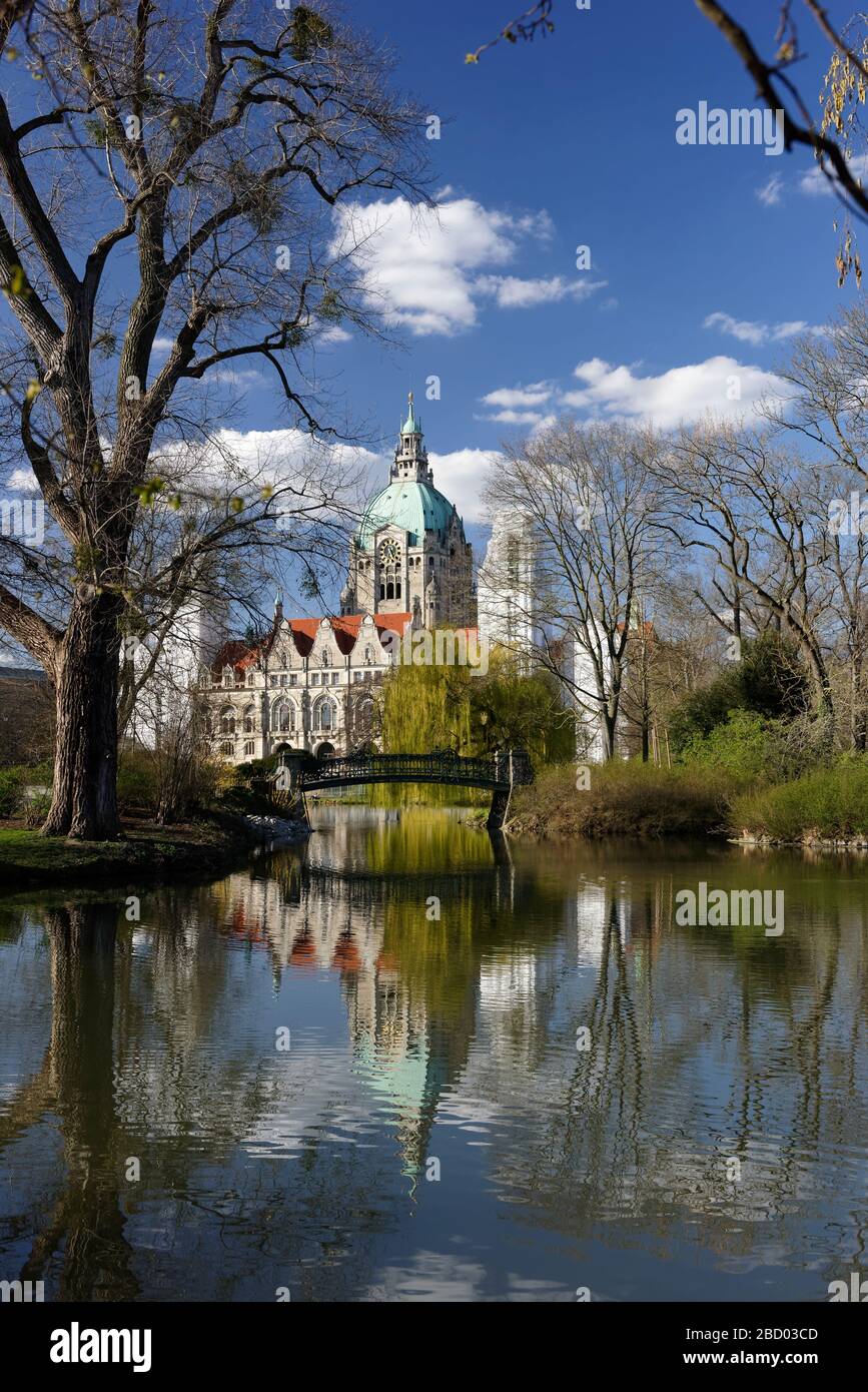Neues Rathaus in Hannover Stock Photo - Alamy