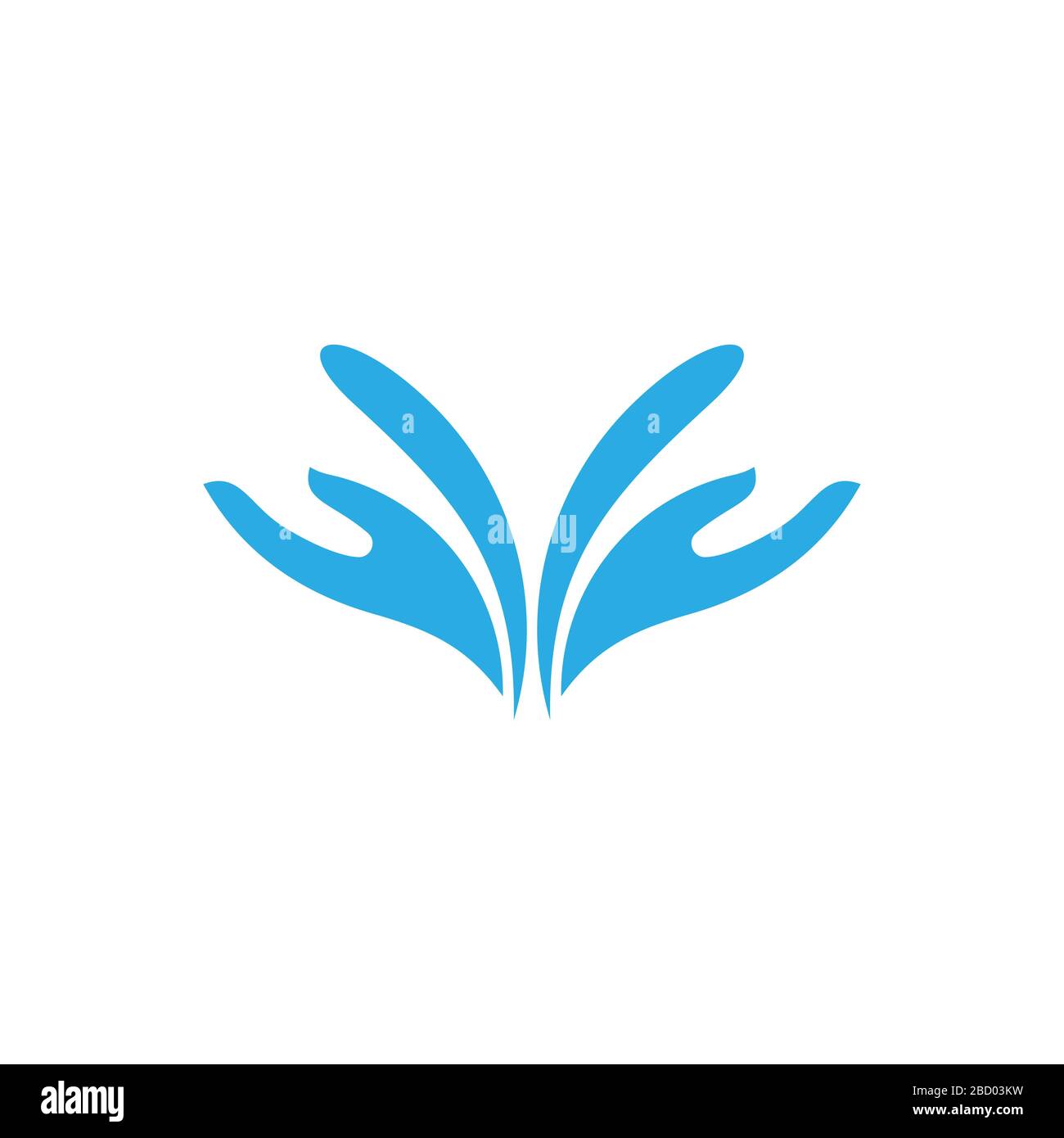 water hand care design logo vector Stock Vector Image & Art - Alamy