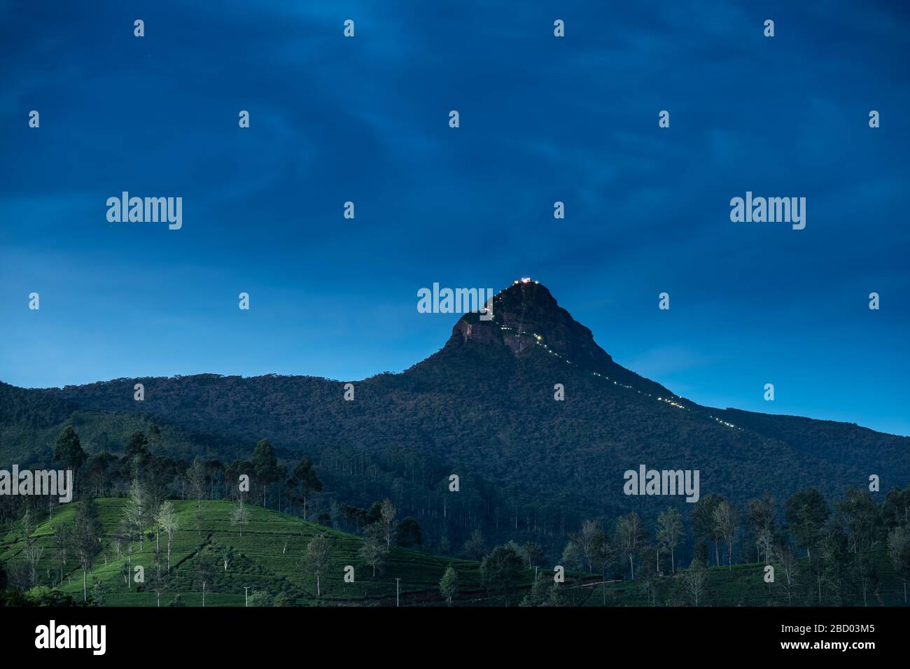 Sri Pada, Adam's peak in Sri Lanka Stock Photo - Alamy