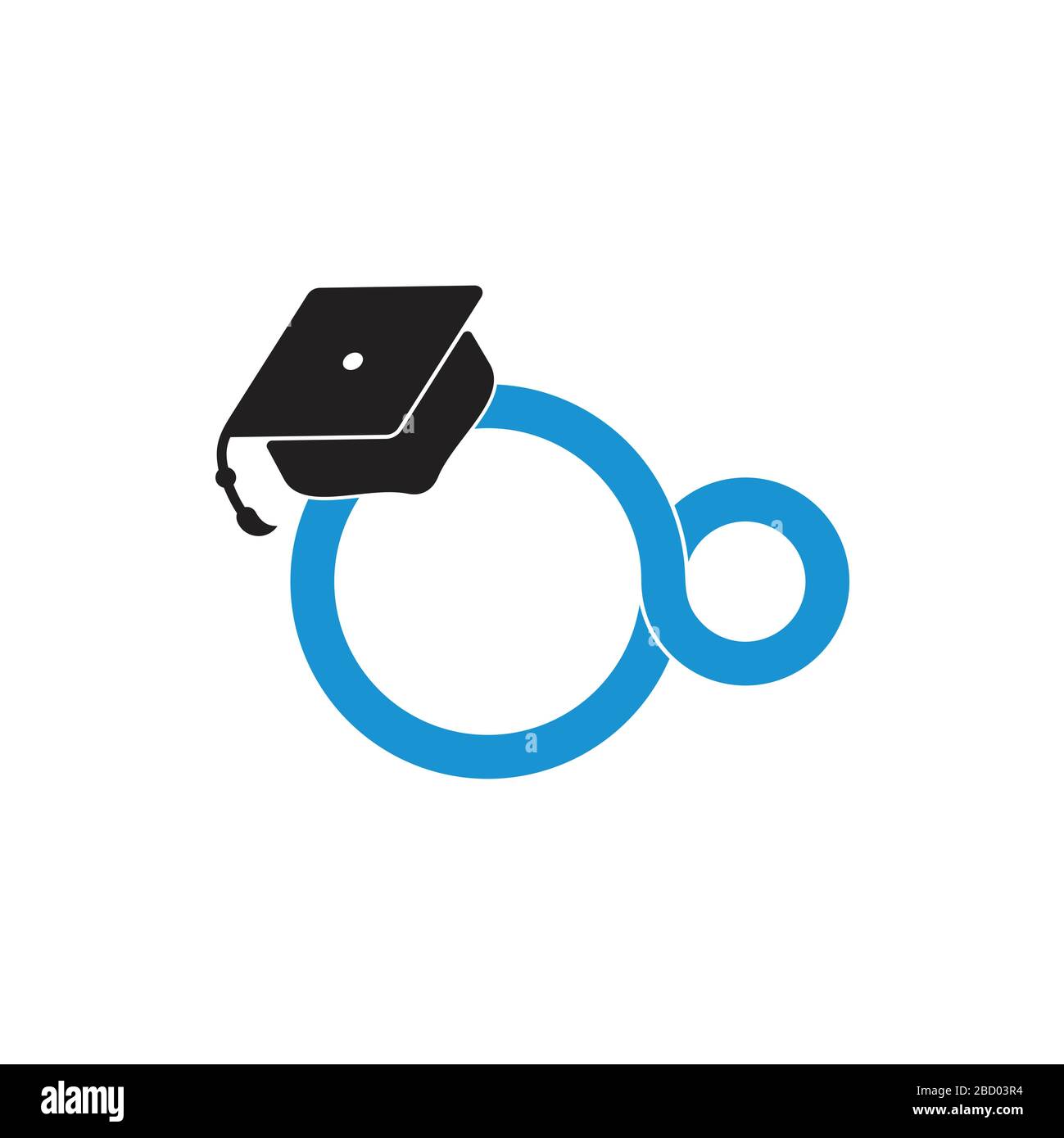 infinity learning education logo vector Stock Vector Image & Art - Alamy