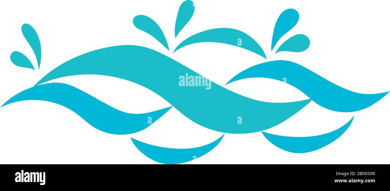 ocean water flat style icon Stock Vector Image & Art - Alamy