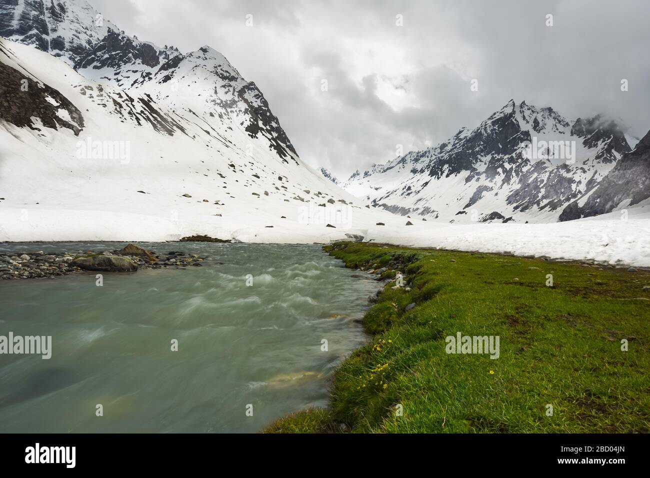 The amazing trek to hampta pass himalaya himachal pradesh india Stock ...