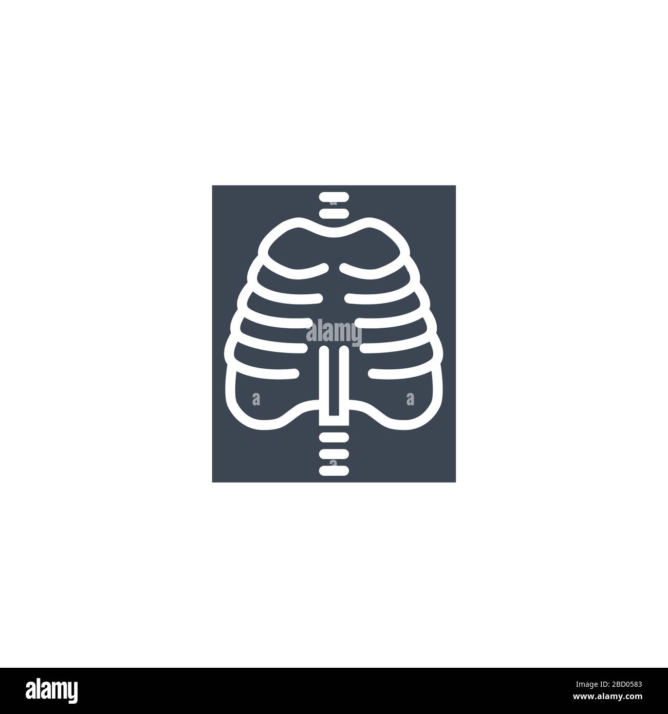 X ray rib cage vector hi-res stock photography and images - Alamy