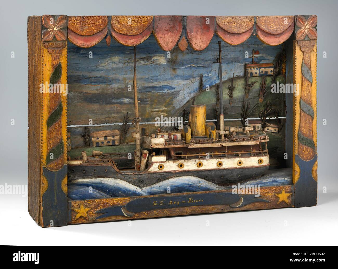 SS MayFlower Shadow Box Stock Photo - Alamy