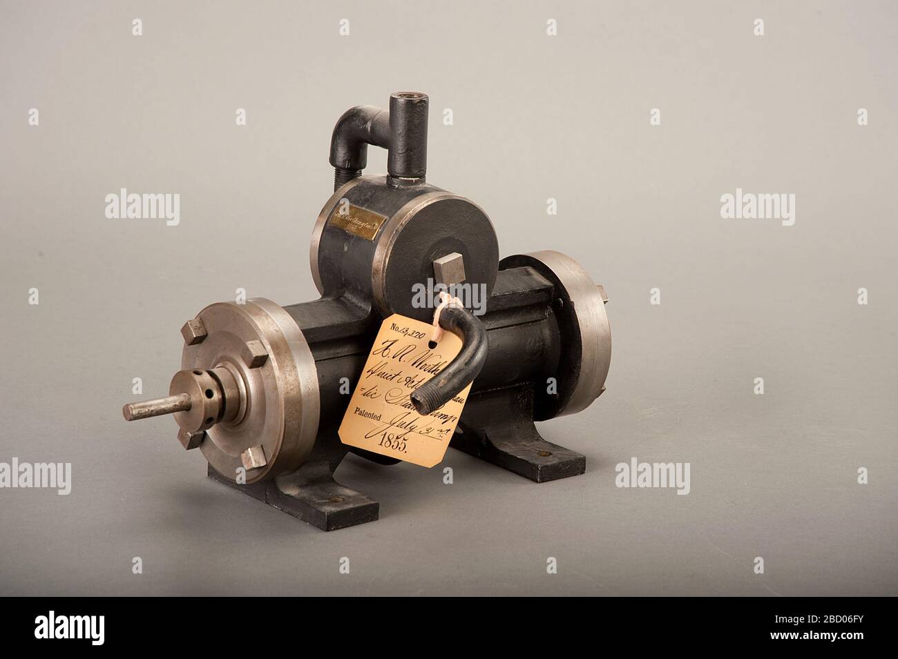 Worthington DirectActing Steam Pump Patent Model. This model was ...