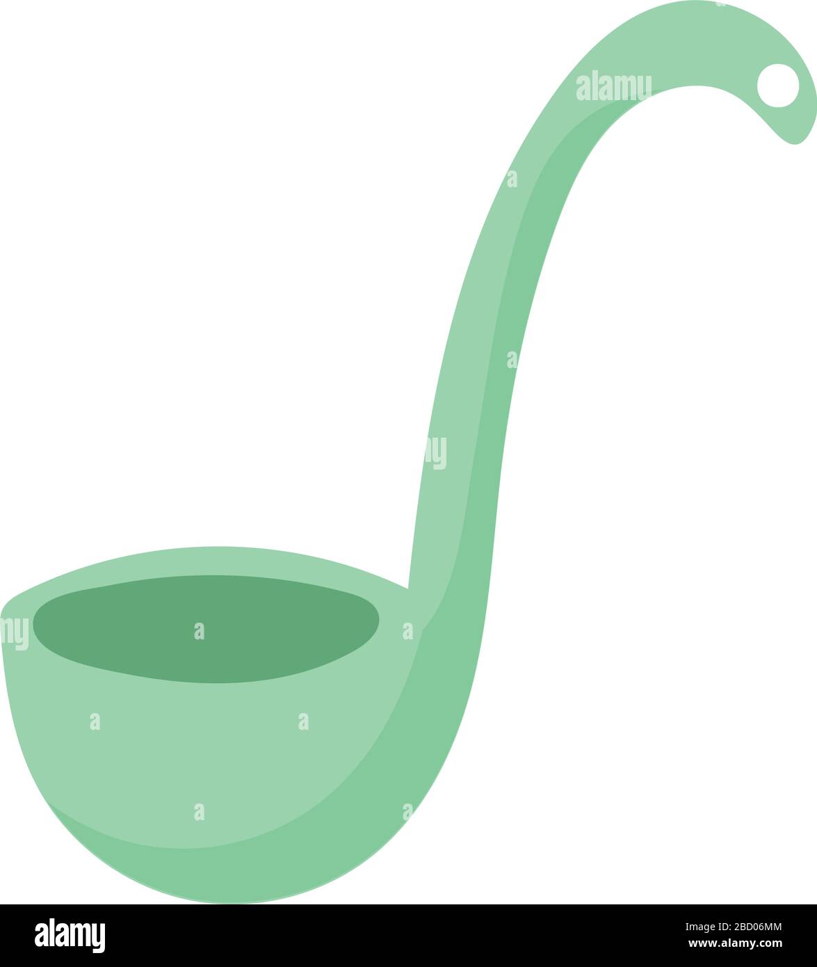 kitchen soup spoon utensil hand draw style Stock Vector Image & Art - Alamy