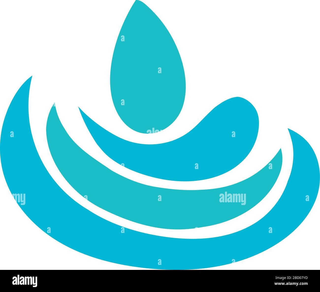 ocean water flat style icon Stock Vector Image & Art - Alamy