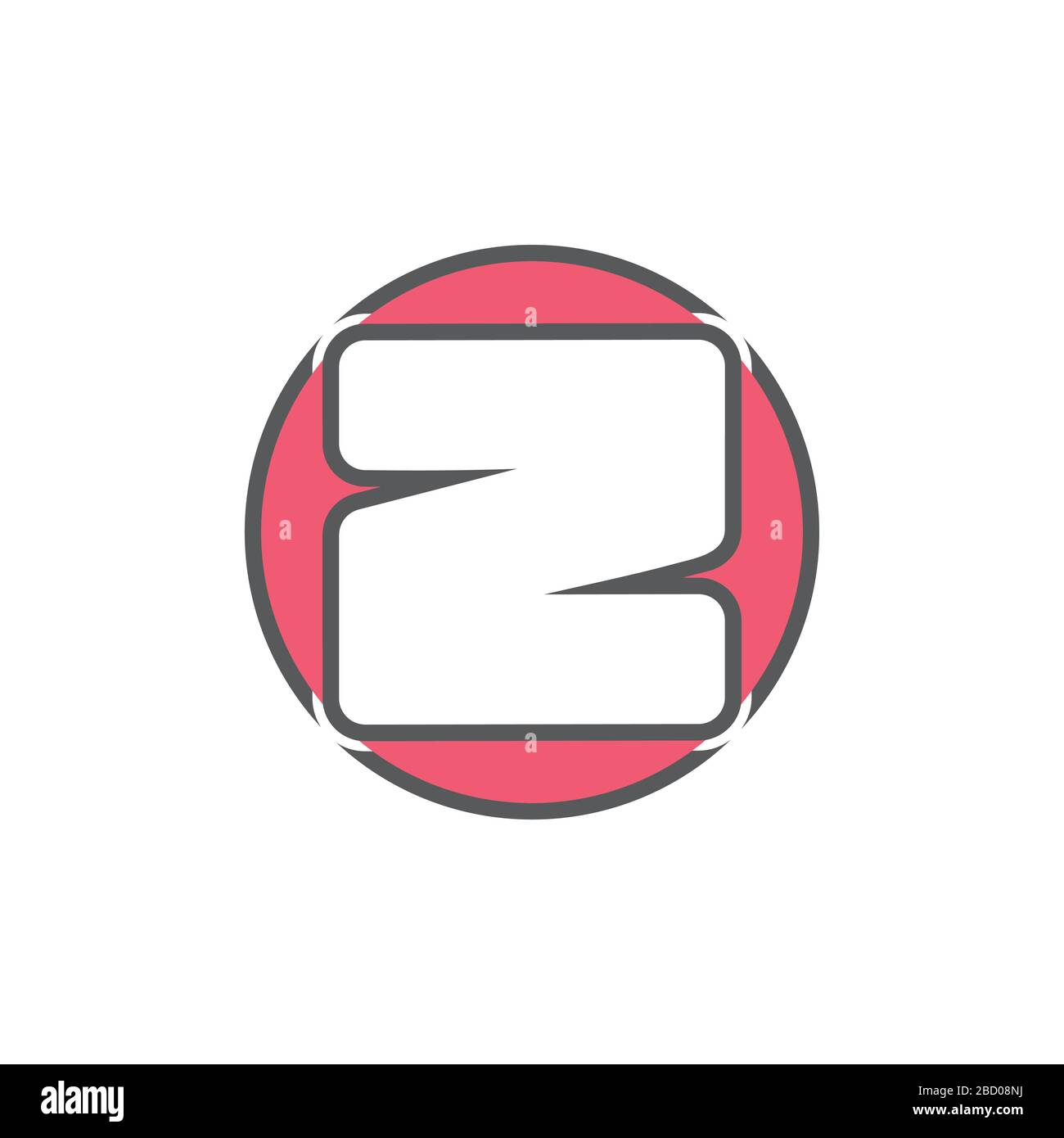 letter z simple square geometric logo vector Stock Vector Image & Art ...