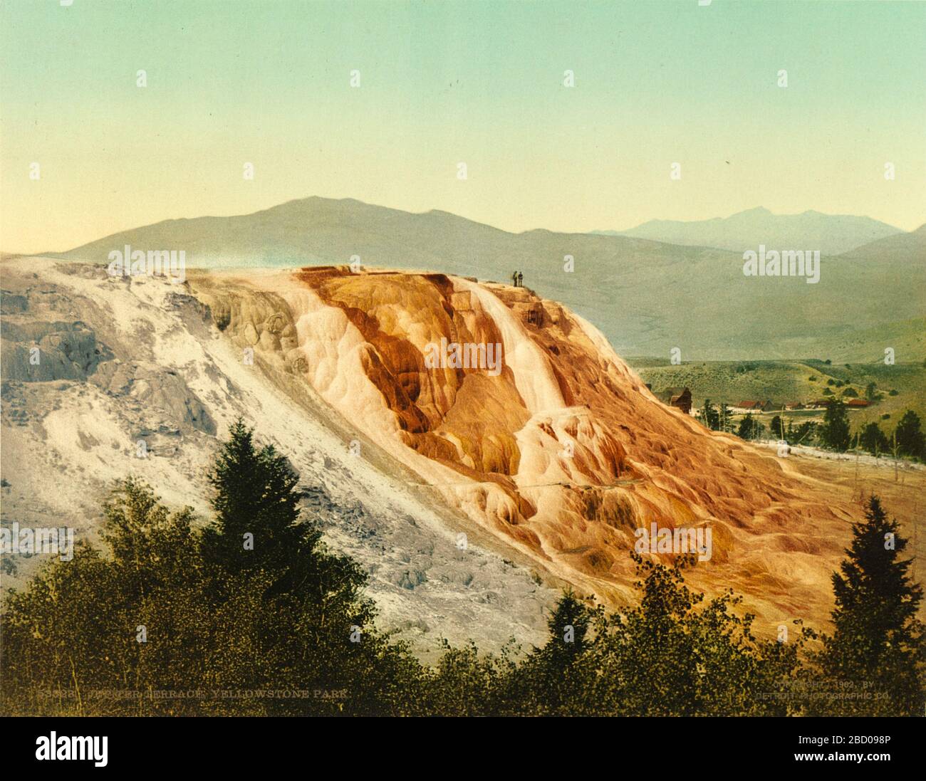 Jupiter terrace yellowstone national park hi-res stock photography and ...