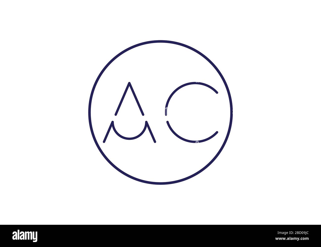 A C Initial Letter Logo design vector template, Graphic Alphabet Symbol ...