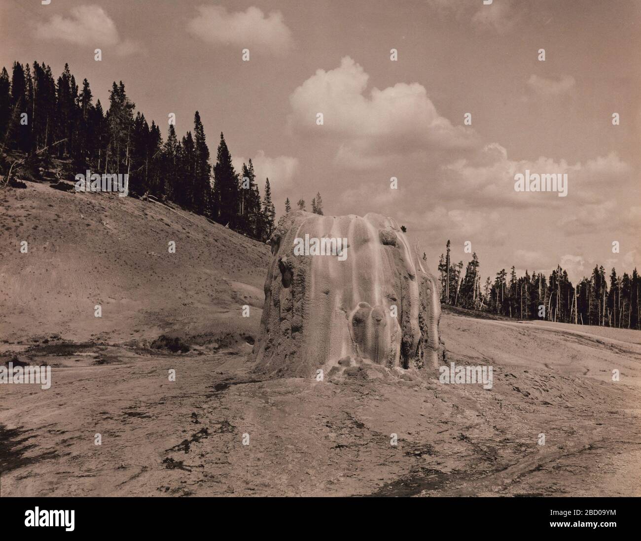Lone Star Geyser Cone Yellowstone National Park Stock Photo - Alamy
