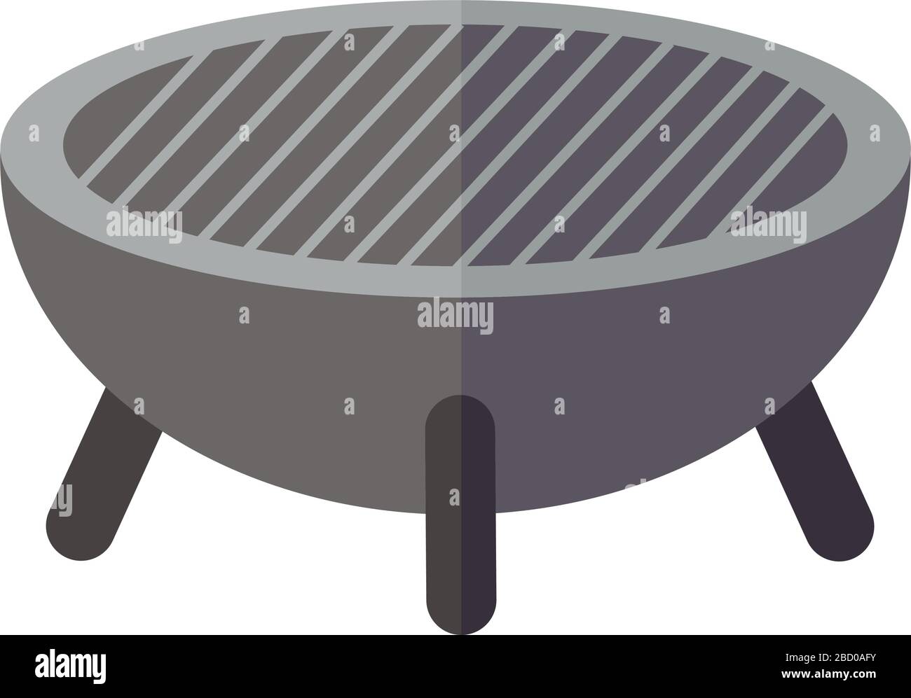 oven grill flat detailed style Stock Vector Image & Art - Alamy