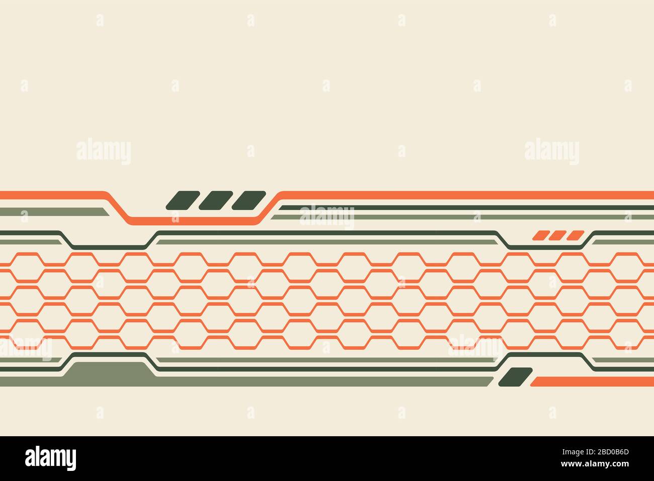Digital honeycomb vector background. Abstract hexagon techno background ...