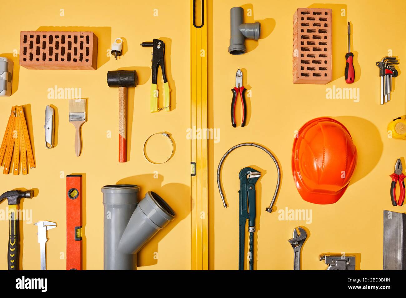 Bricks helmet hi-res stock photography and images - Alamy