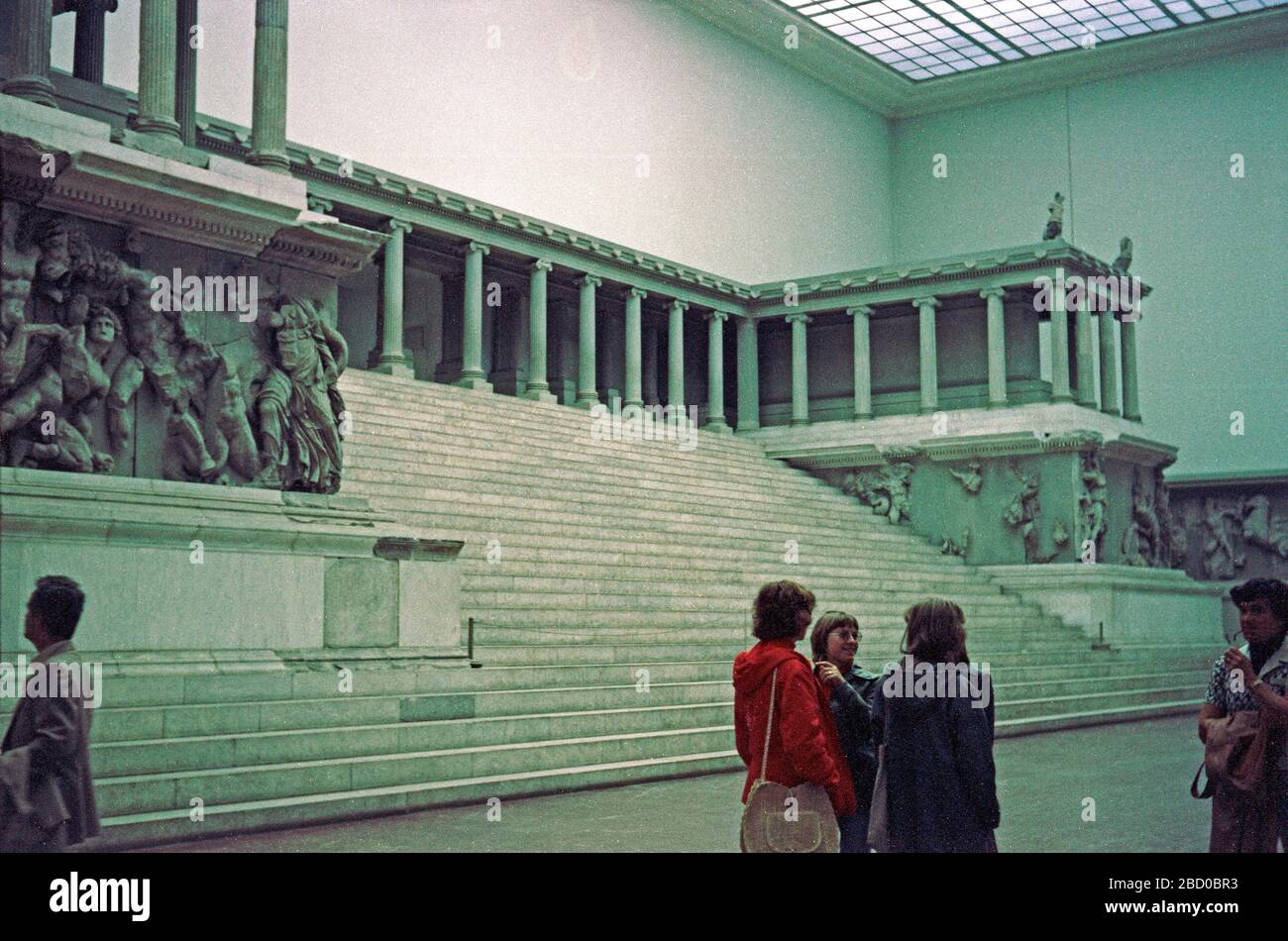 Pergamon Altar, Pergamon Museum, October 1980, Museum Island, East ...