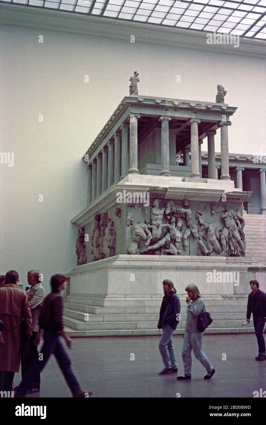 Pergamon Altar, Pergamon Museum, October 1980, Museum Island, East ...