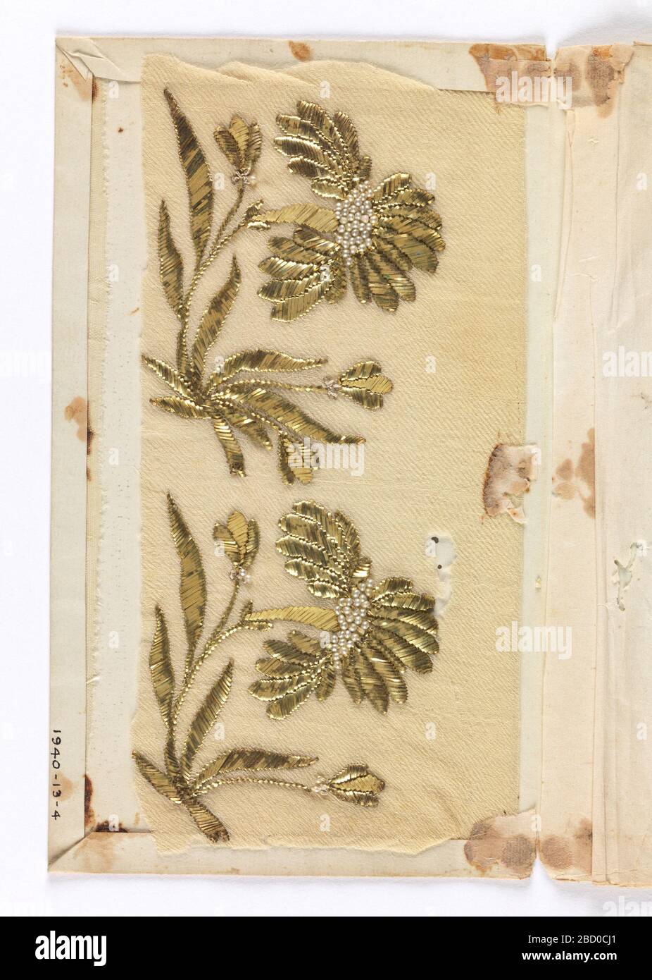 Salesmans sample. Research in ProgressSample dress trimming of sheet ...