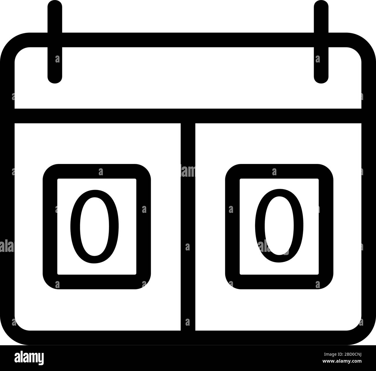 scoreboard icon vector outline illustration Stock Vector Image & Art ...