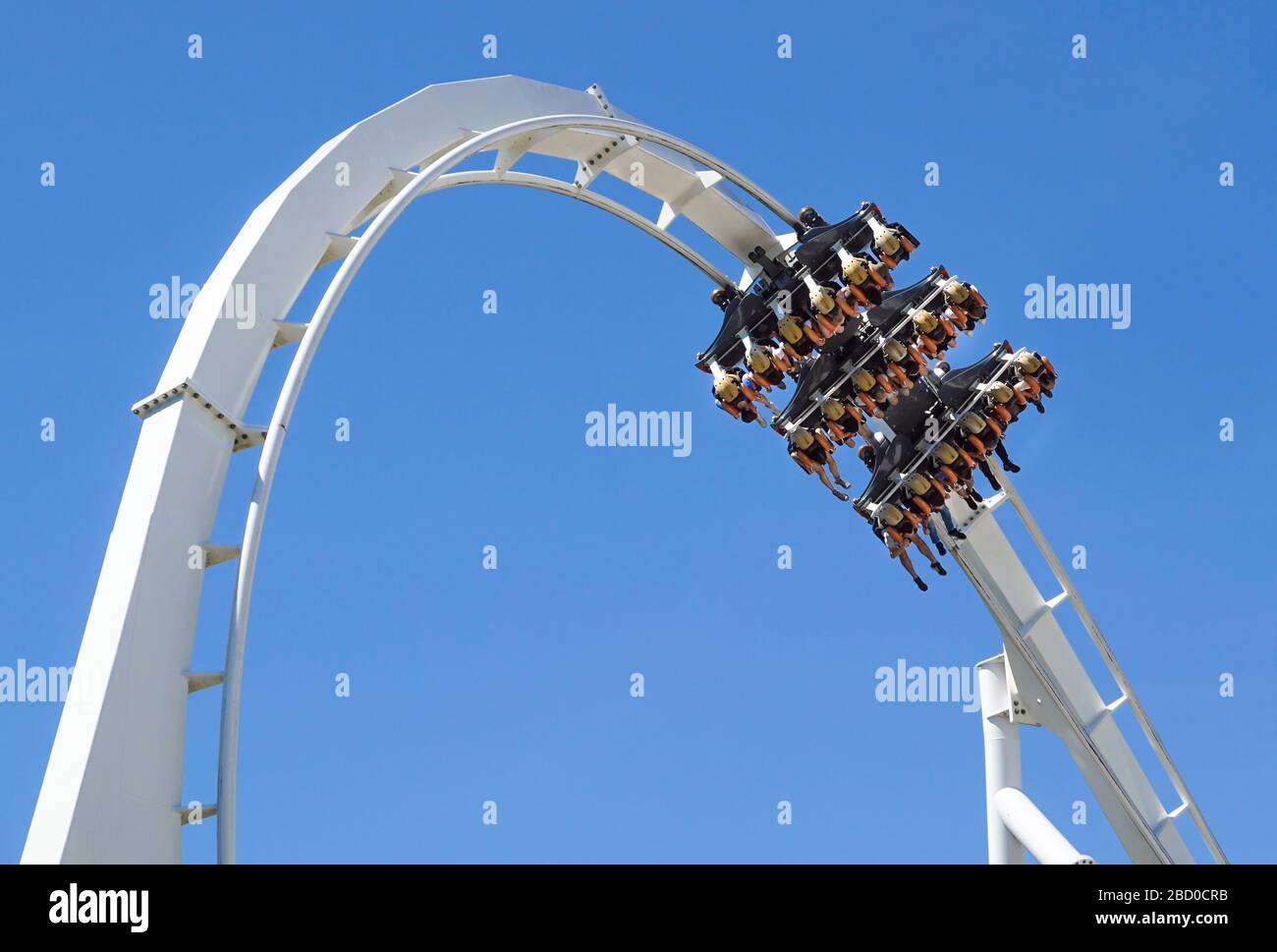 Fair roller coaster looping loop hi-res stock photography and images ...