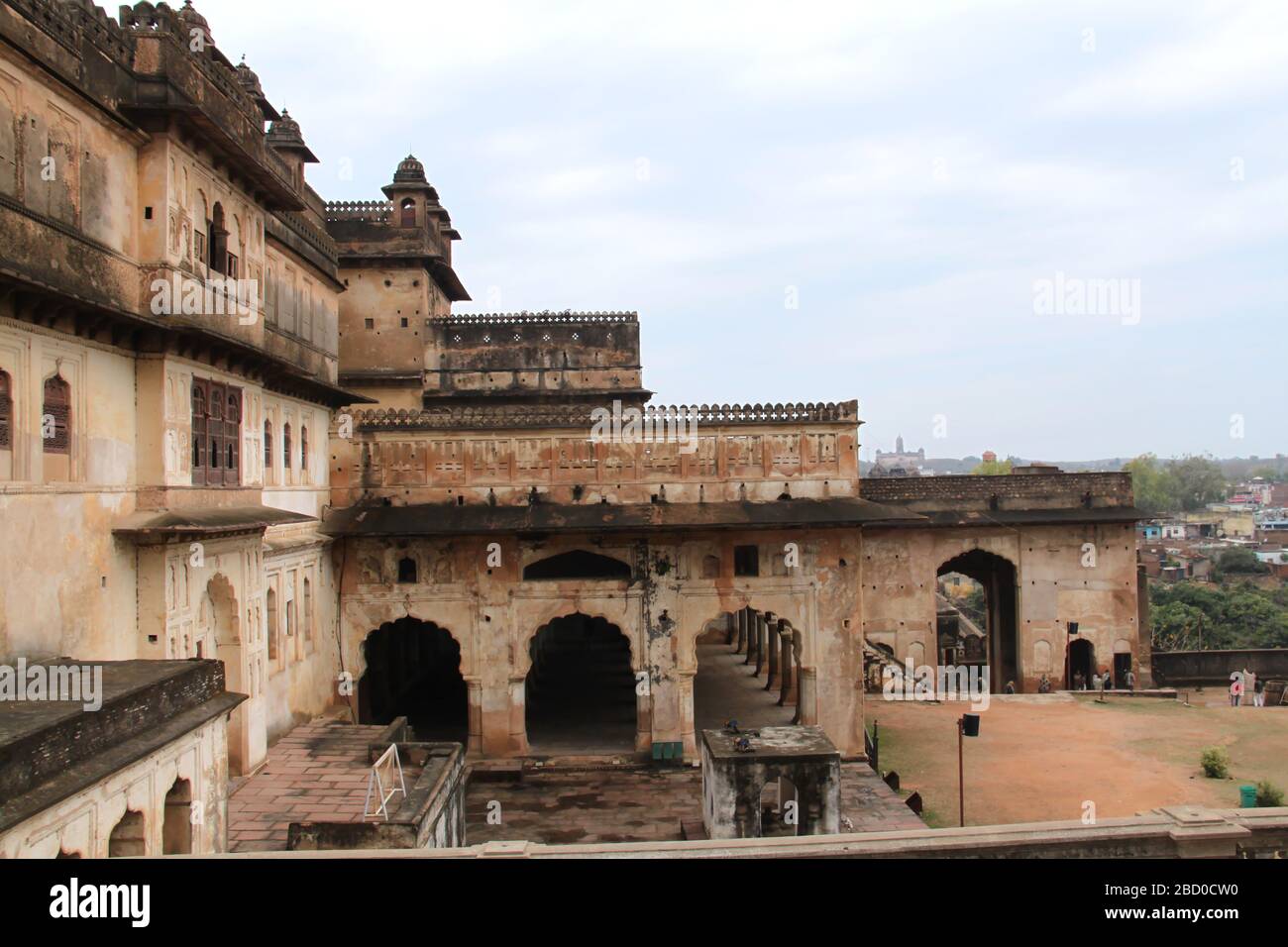 Orchha Fort Complex, Madhya Pradesh, India Stock Photo - Alamy