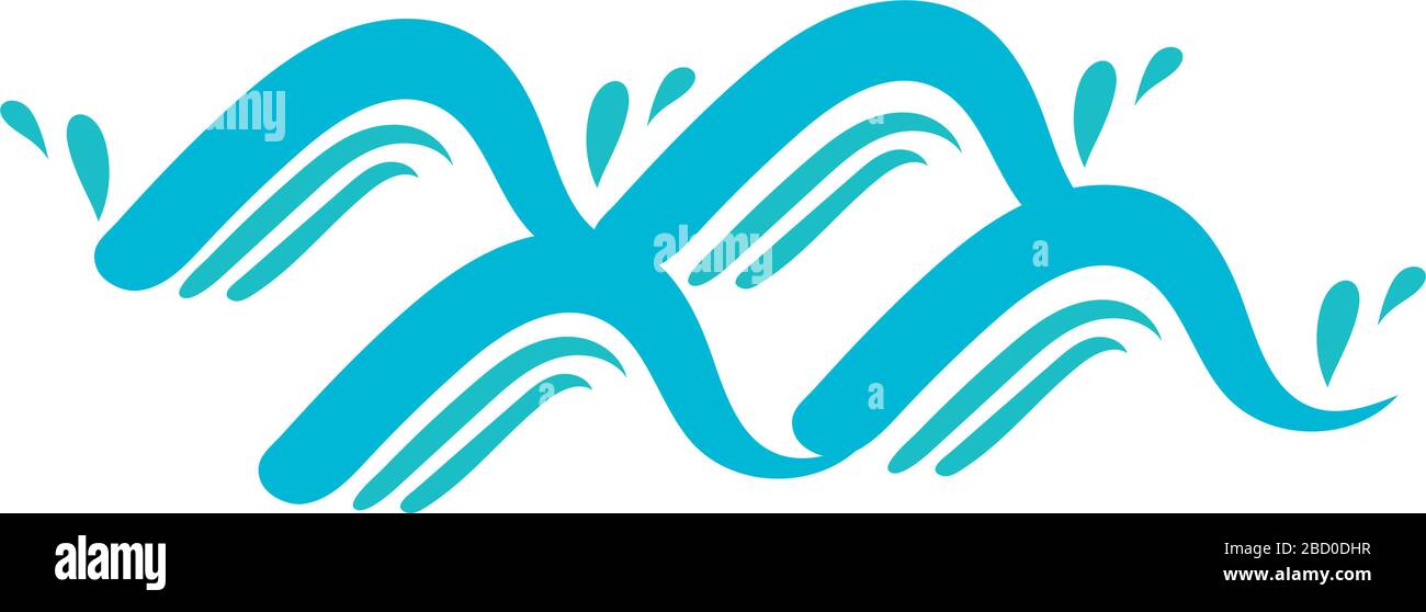 ocean water flat style icon Stock Vector Image & Art - Alamy