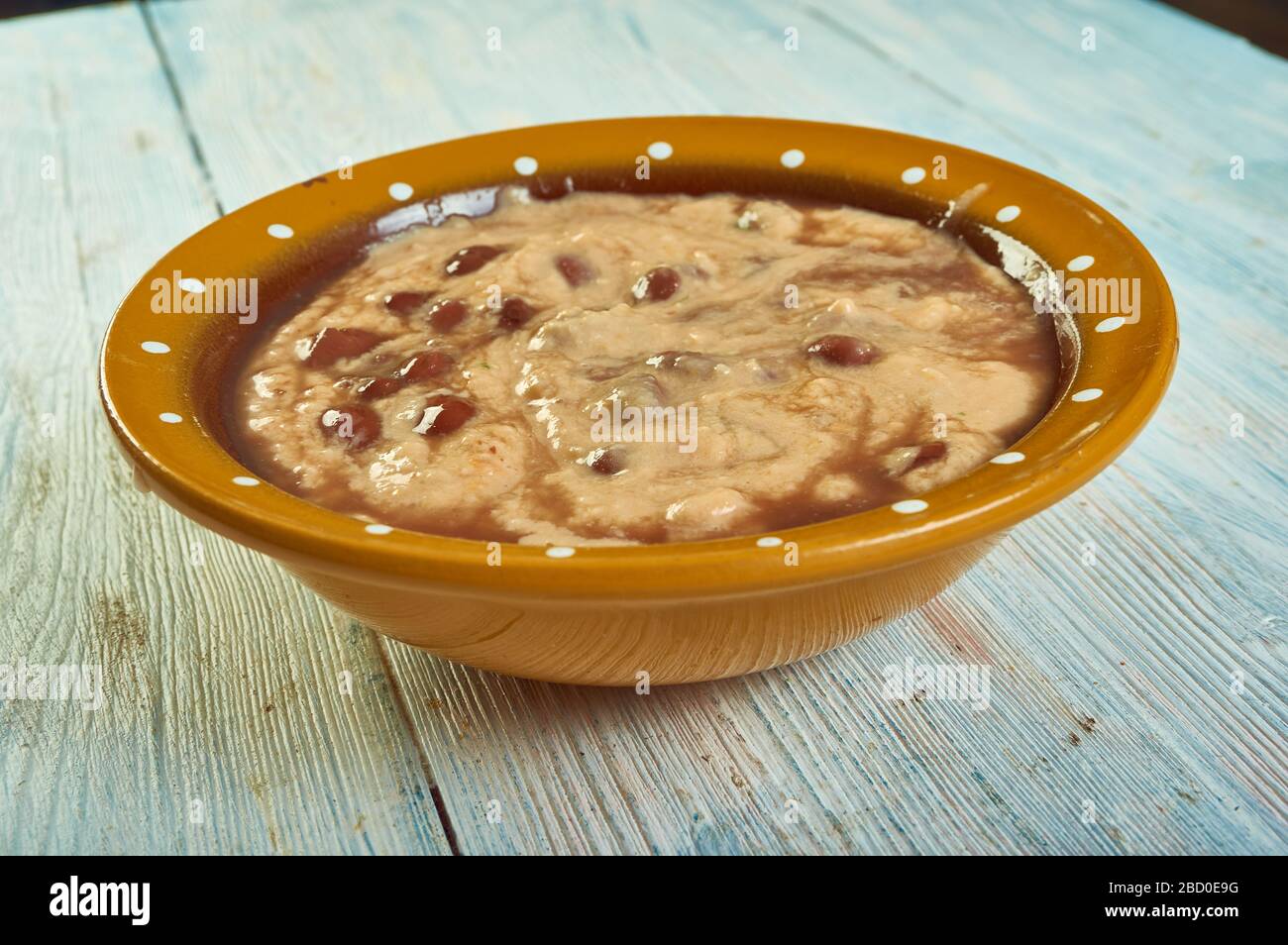 Ultimate Queso Bean Dip Refried Bean And Cheese Dip Stock Photo Alamy