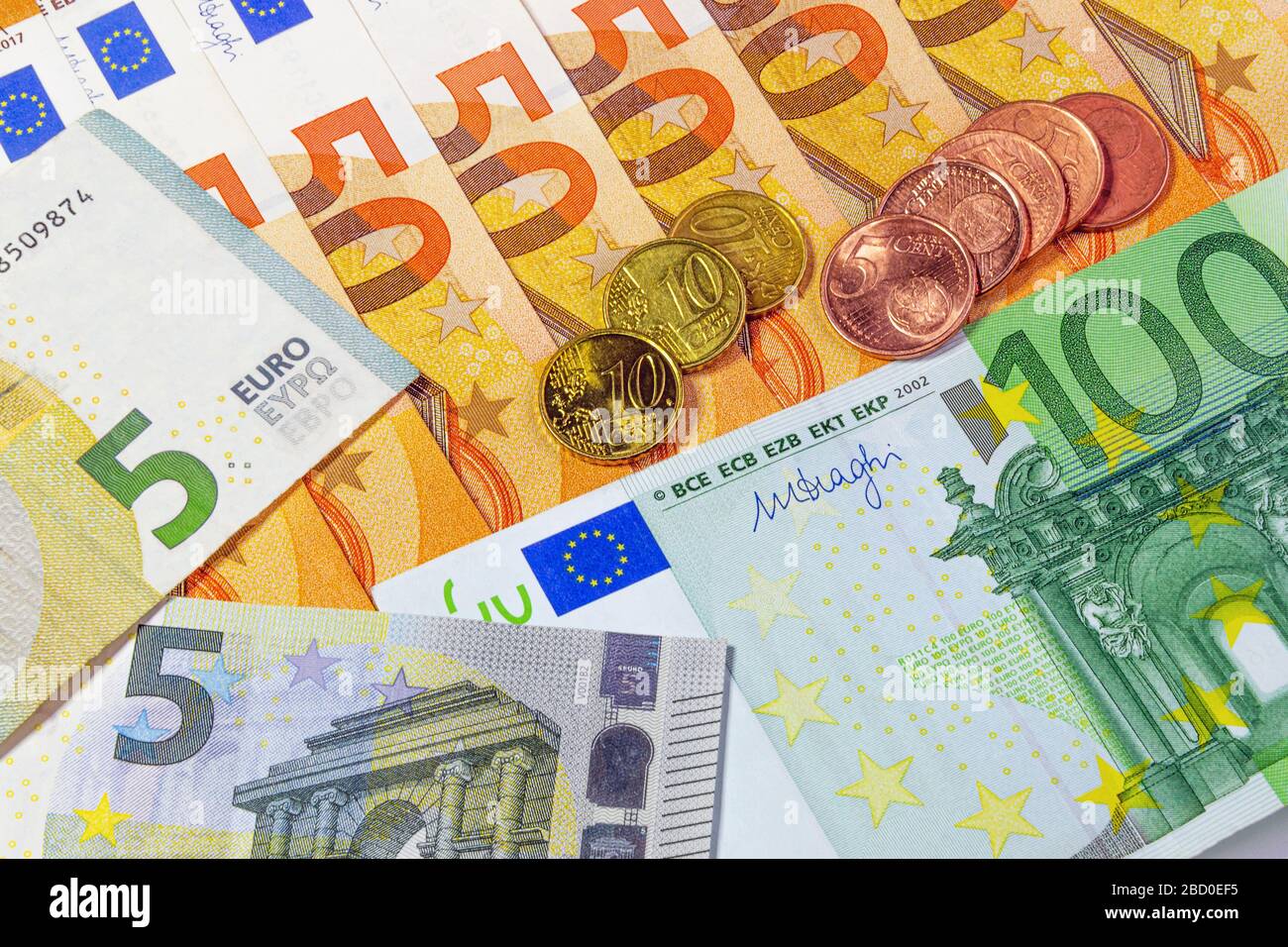 Euro banknote back hi-res stock photography and images - Alamy