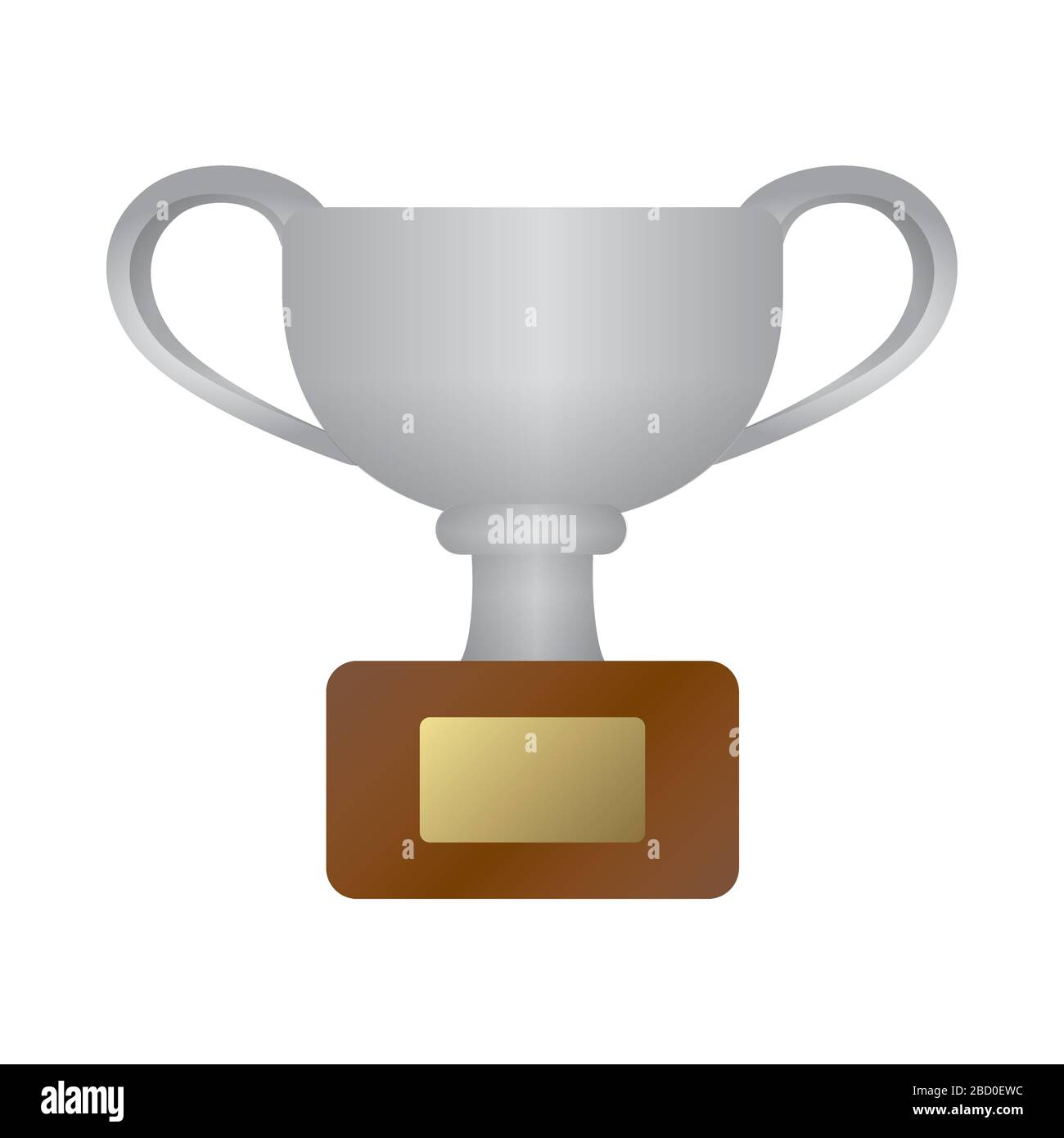 Silver trophy cup Stock Vector Images - Alamy