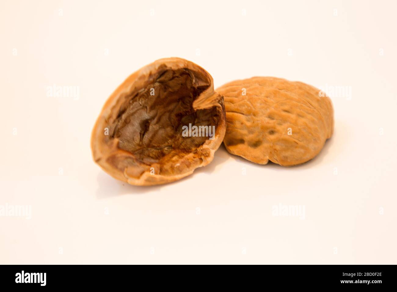 nuts with shell and without Stock Photo - Alamy