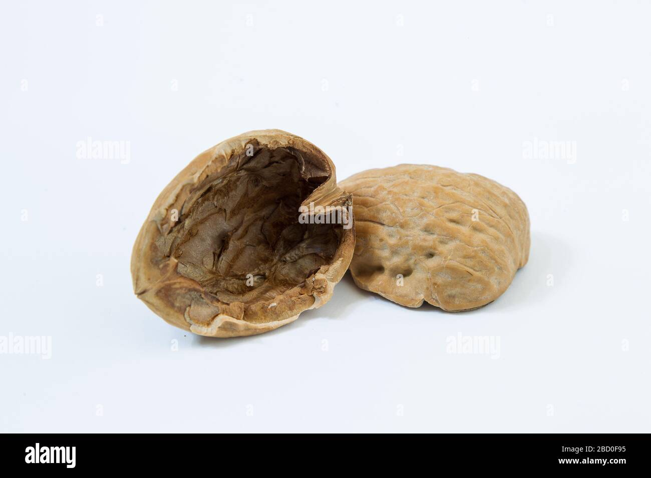 nuts with shell and without Stock Photo - Alamy