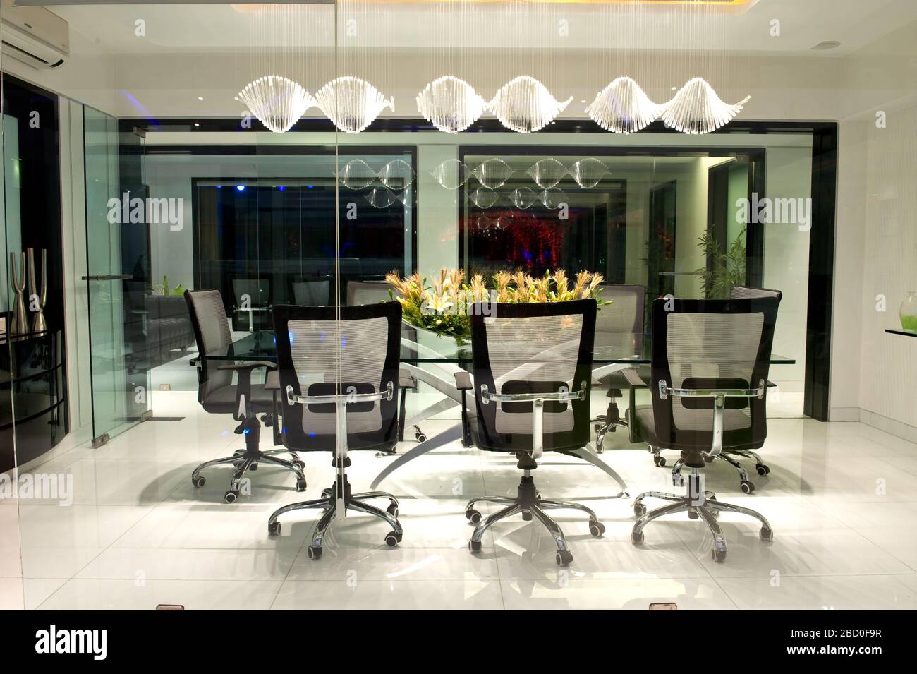 Modern Glass Conference Room