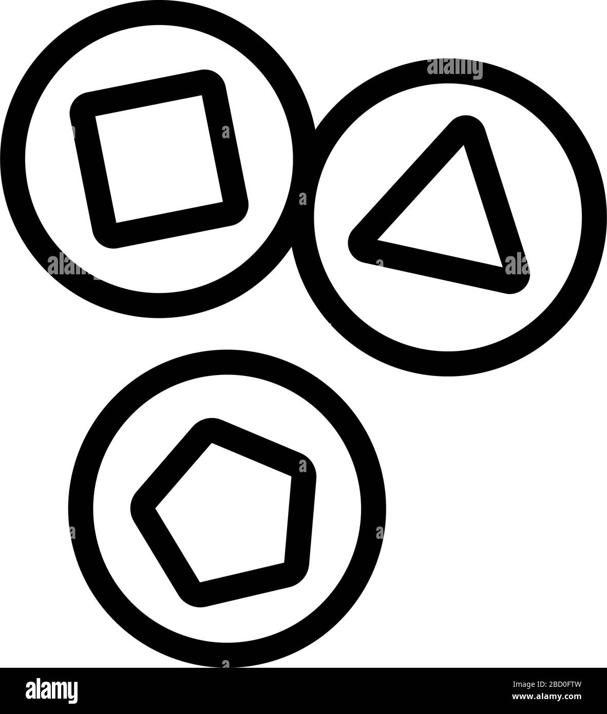 lottery draw icon vector outline illustration Stock Vector Image & Art ...