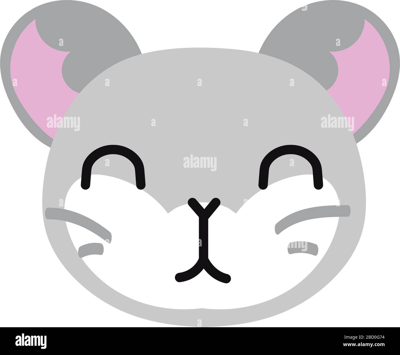 cute little mouse animal flat style Stock Vector Image & Art - Alamy