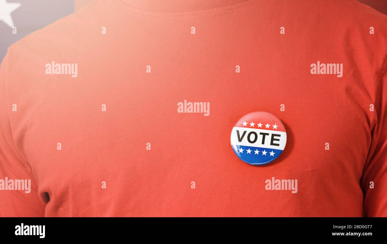 Electorate button hi-res stock photography and images - Alamy