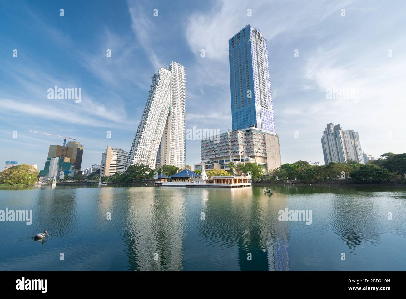 Beautiful Colombo city buildings and skyline in Sri Lanka Stock Photo ...