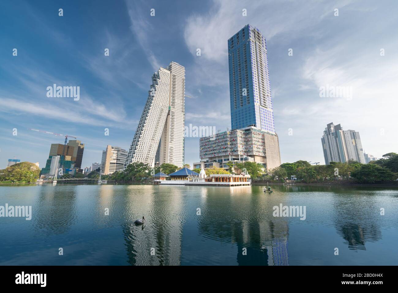 Beautiful Colombo city buildings and skyline in Sri Lanka Stock Photo ...