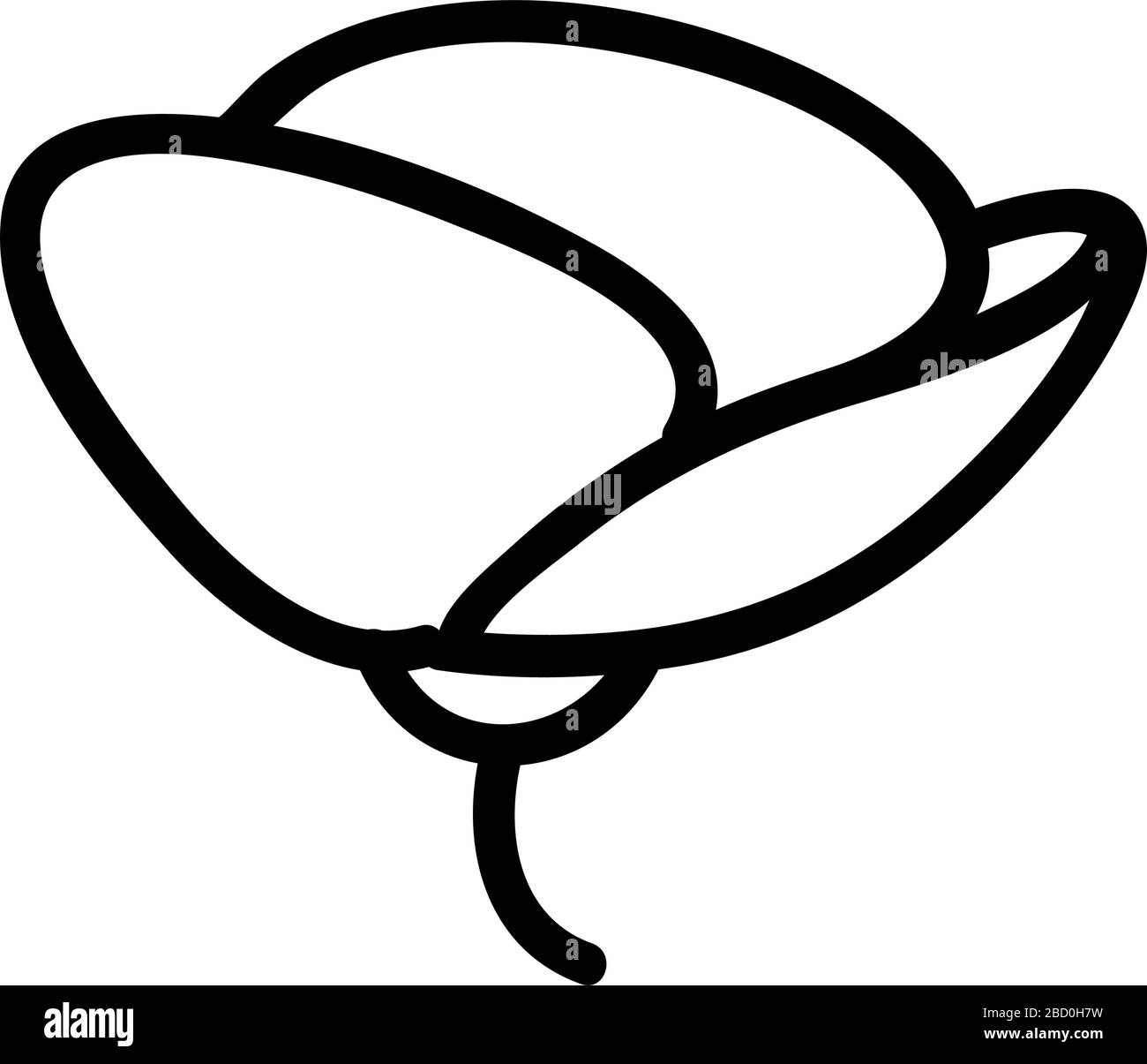 poppy plant icon vector outline illustration Stock Vector Image & Art ...