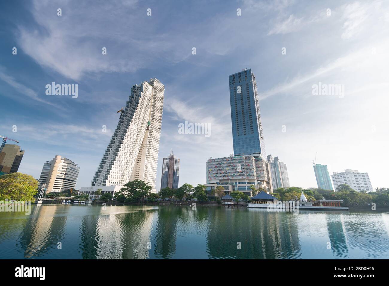 Beautiful Colombo city buildings and skyline in Sri Lanka Stock Photo ...
