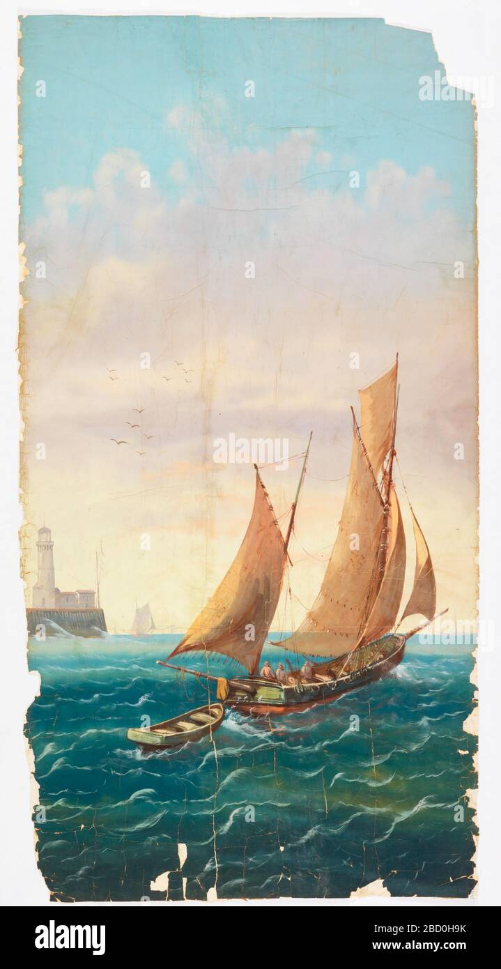 Scenic. Research in ProgressSailing vessel towing rowboat, with other ...