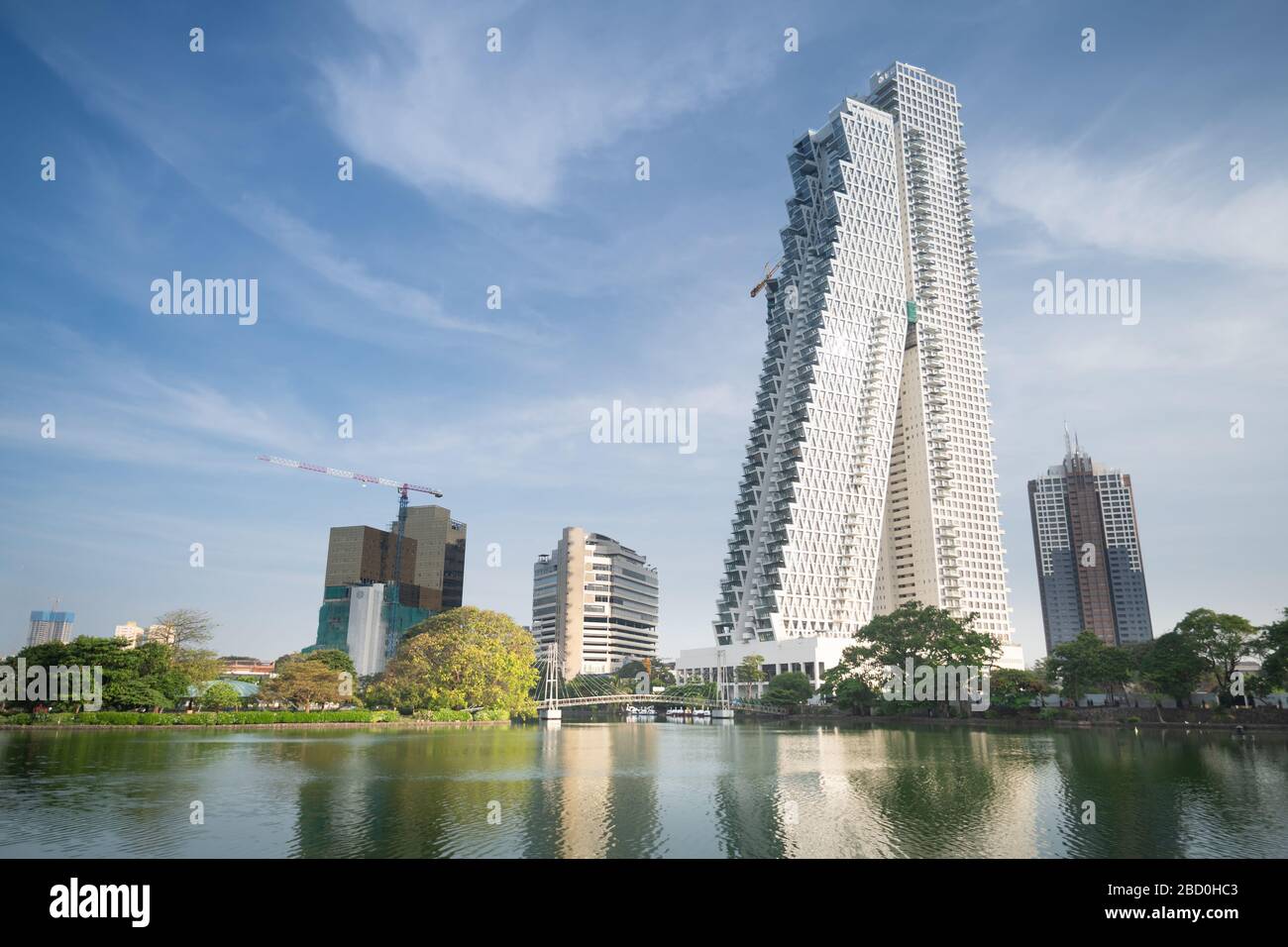 Beautiful Colombo city buildings and skyline in Sri Lanka Stock Photo ...