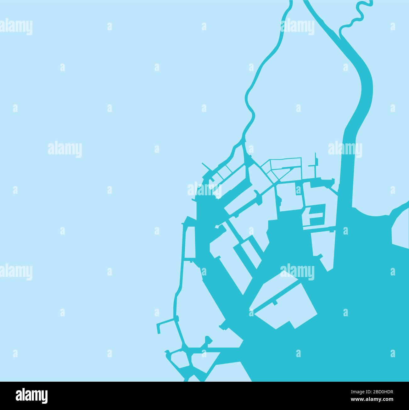 tokyo bay area map Stock Vector Image & Art - Alamy