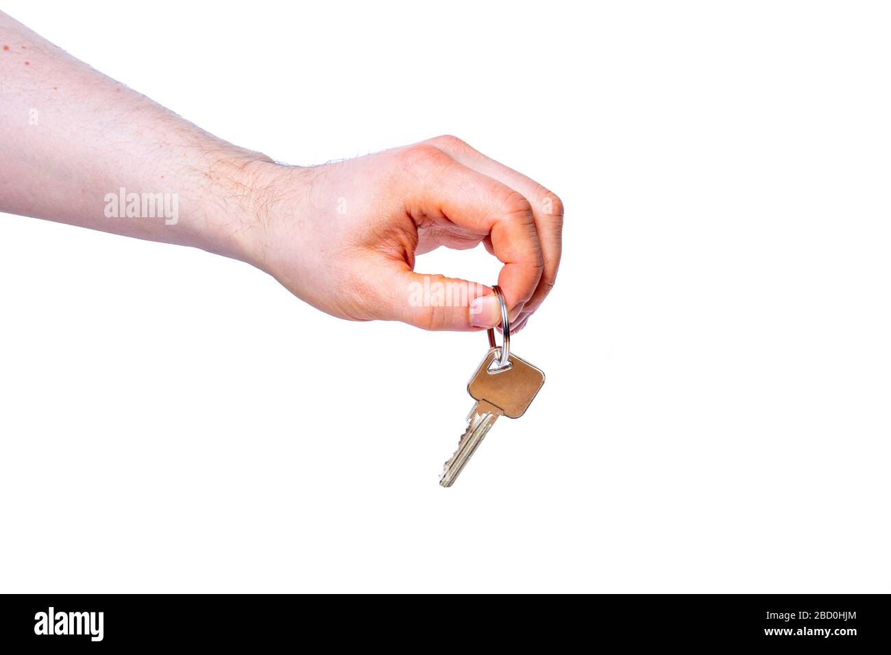 Woman holds key house hi-res stock photography and images - Alamy